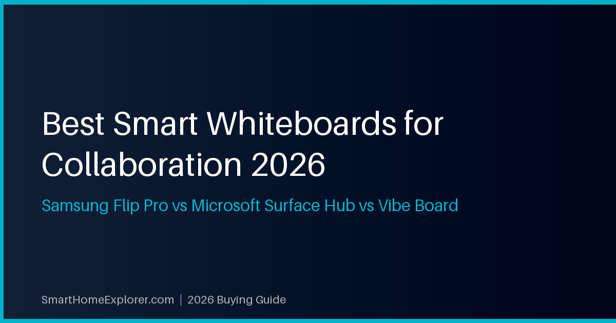 Best Smart Whiteboards for Collaboration 2026